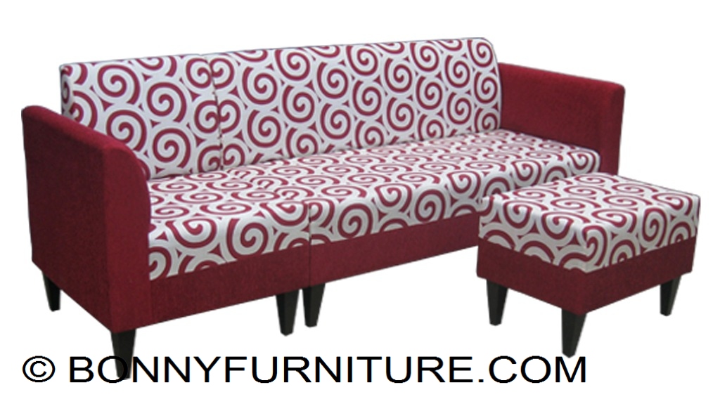 Septimus Sofa with Stool (3-Seater) - Bonny Furniture